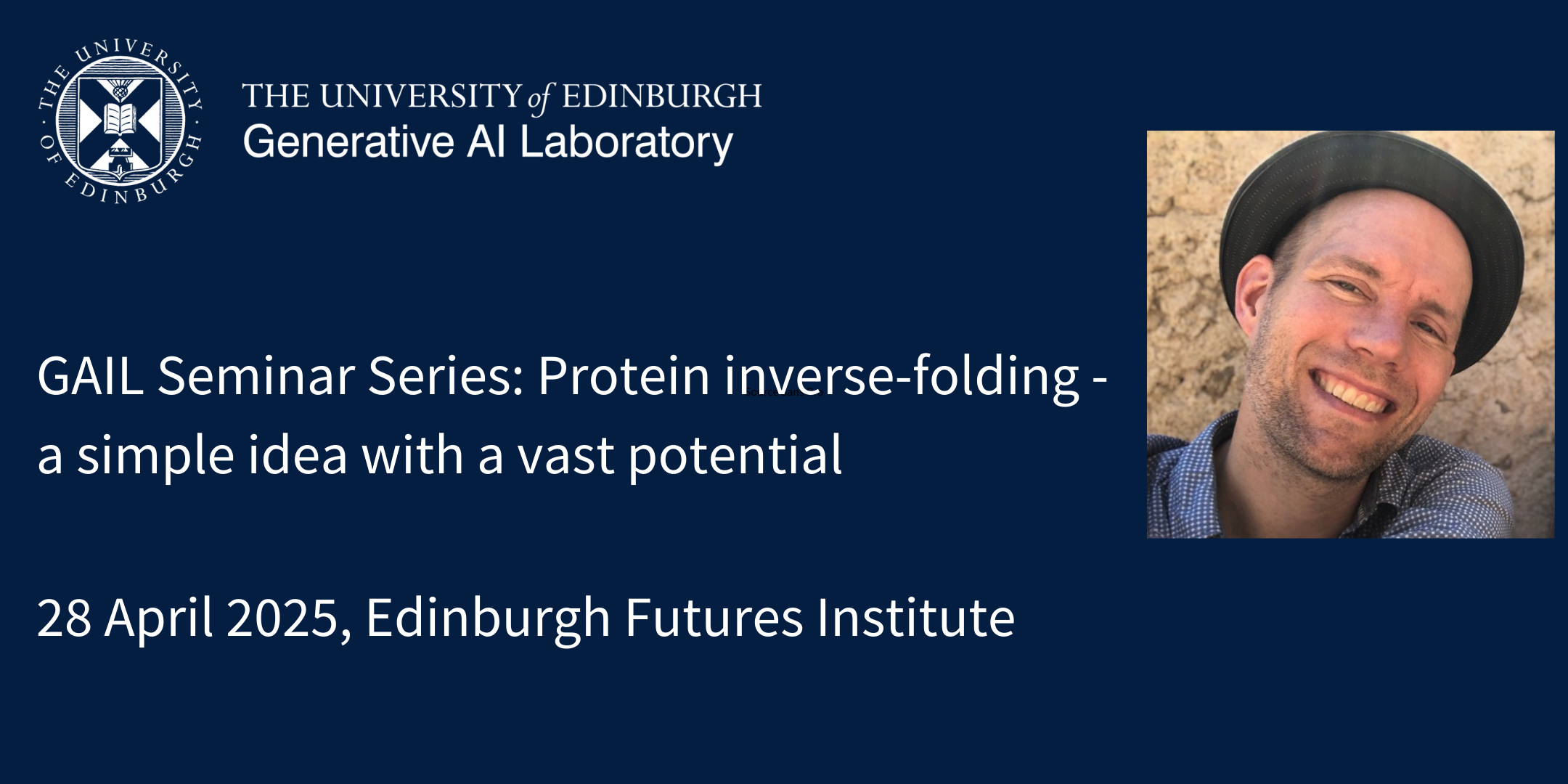 GAIL Seminar Series: Protein inverse-folding - a simple idea with a ...